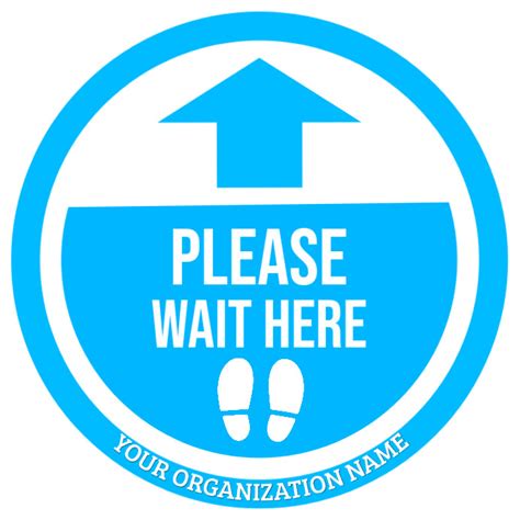Download And Print Free Printable Please Wait Here Sign Free Pdf