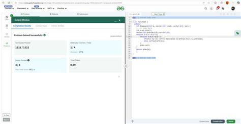 Gfg160daysofcode Geeksforgeeks Codingchallenge Dynamicprogramming Amit Mondal