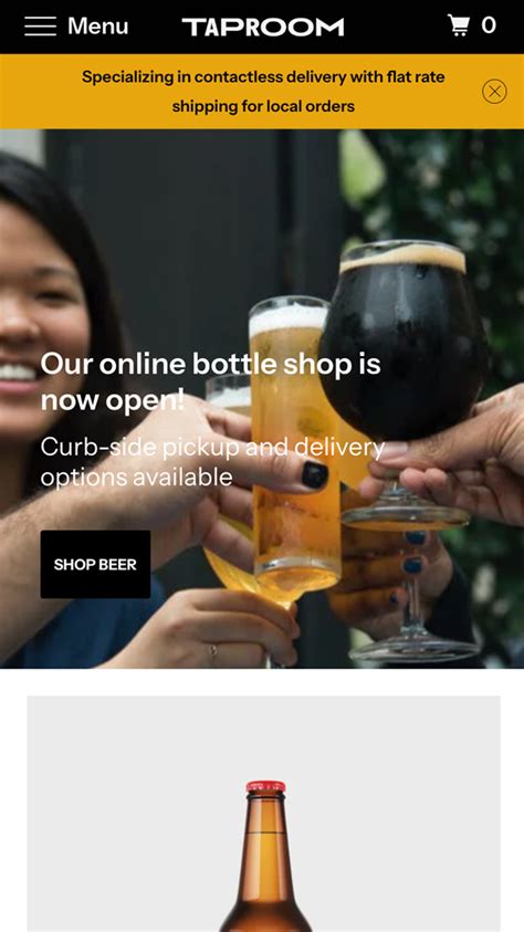 parallax theme canyon ecommerce website template
