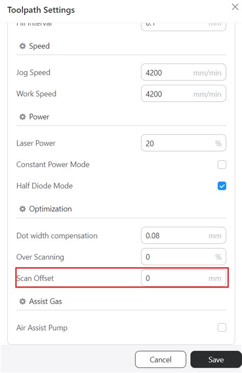 Scan Offset Snapmaker Wiki