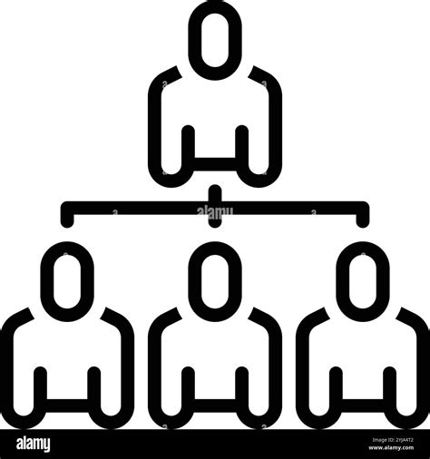 Icon For Hierarchy Connection Stock Vector Image And Art Alamy