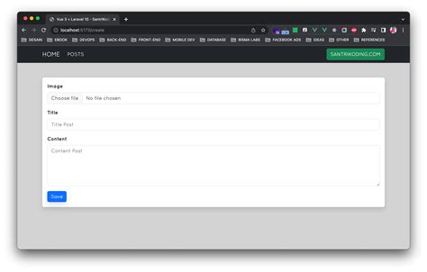 Tutorial Vue 3 Dan Laravel 10 4 Insert Dan Upload Data Dengan Rest Api Di Vue 3