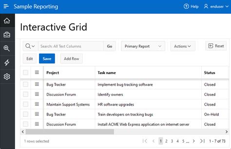 About Interactive Grids