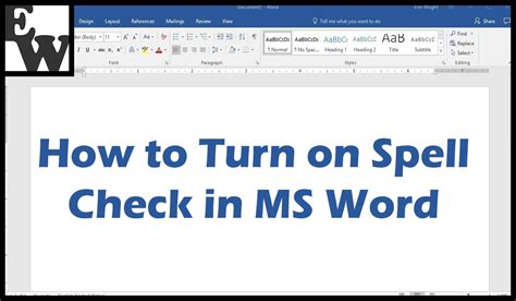 How To Enable Spell Check In Microsoft Word Design Talk