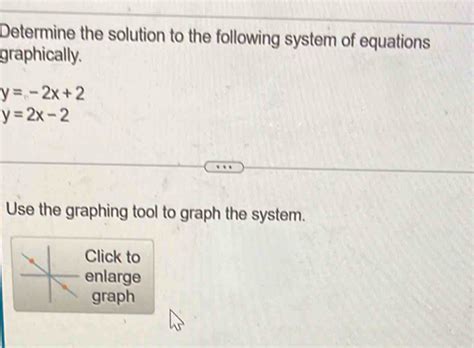Solved Determine The Solution To The Following System Of Equations
