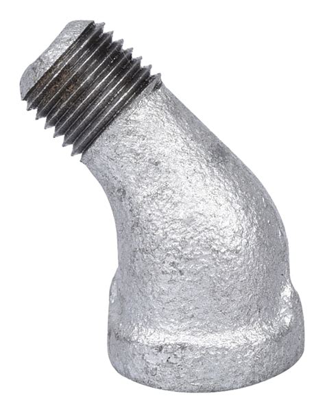 Prosource Ppg121 8 Street Pipe Elbow 14 In Threaded 45 Deg Angle