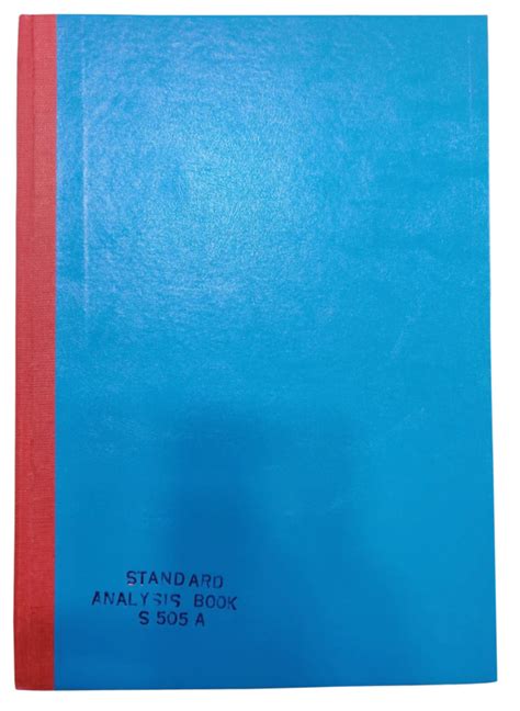 Standard Analysis Book S505a Zakuna Printers