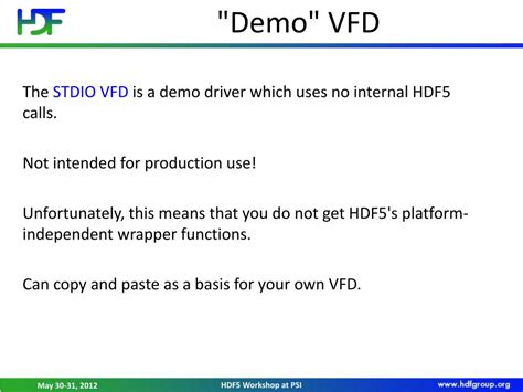 Ppt Writing Your Own Hdf5 Virtual File Driver Vfd Powerpoint Presentation Id3641467