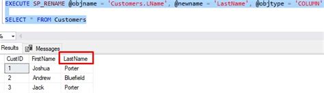 How To Change A Column Name In SQL Server Explained For Beginners Simple SQL Tutorials