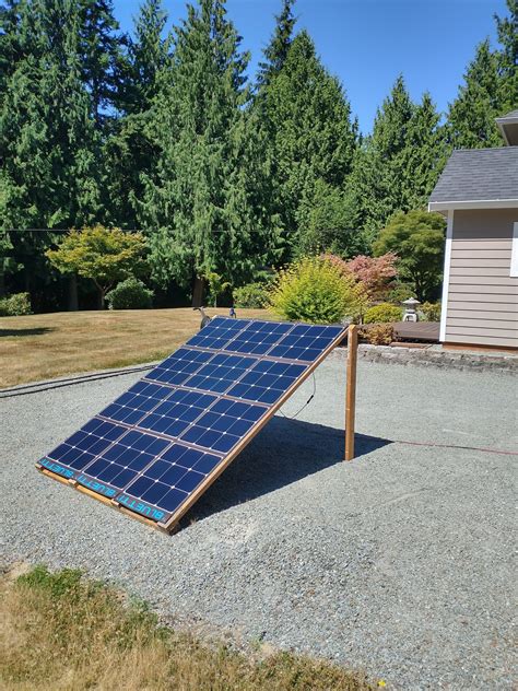 Solar Panels On The Ground