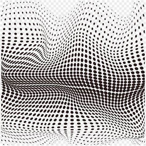 하프 톤 검은 추상 점웨이브재질소수점 Png 일러스트 무료 다운로드 Lovepik