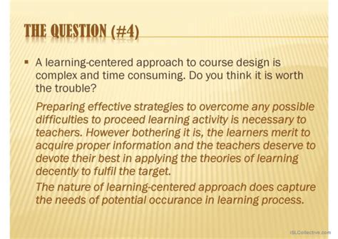 Learning Centered Approach General R… English Esl Powerpoints