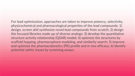 Ppt Drug Candidate Optimization Powerpoint Presentation Free