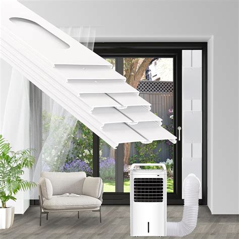 Nwestun Portable Air Conditioner Sliding Door Vent Kit