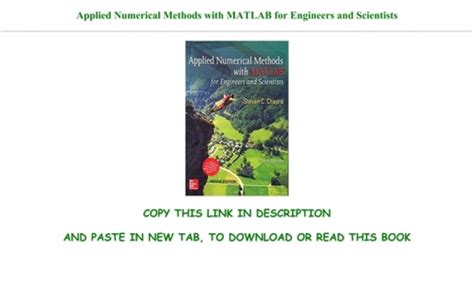 Appliednumericalmethodswithmatlabforengineersandscientists