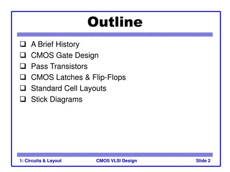 Ppt Introduction To Cmos Vlsi Design Lecture 1 Circuits And Layout