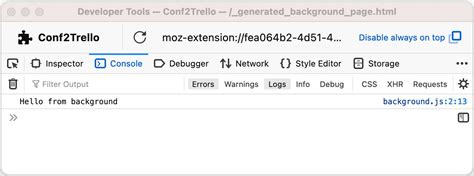 My First Firefox Extension