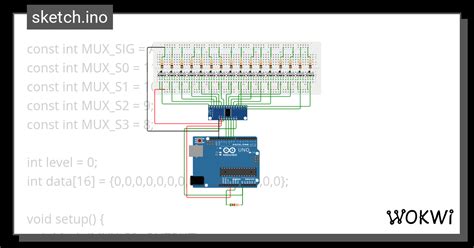 Mux Test 4 Wokwi Esp32 Stm32 Arduino Simulator