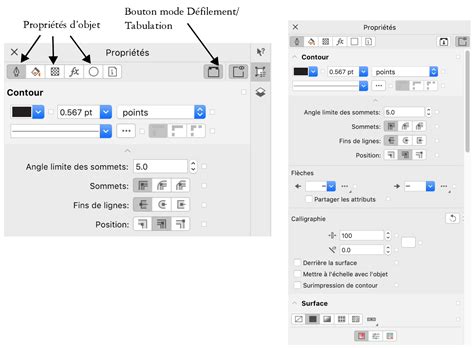 Coreldraw Aide Modifier Des Objets Avec L Inspecteur Propriétés