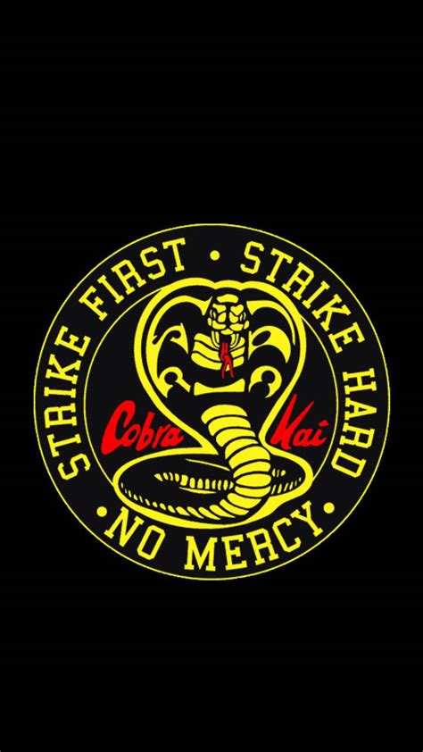 Cobra Kai Logo Wallpapers Wallpaper Cave