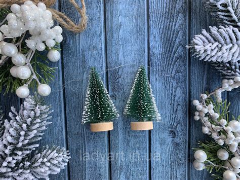 Міні ялинка на підставці 8 см Id 1500730589 ціна 17 70 ₴ купити на Prom Ua