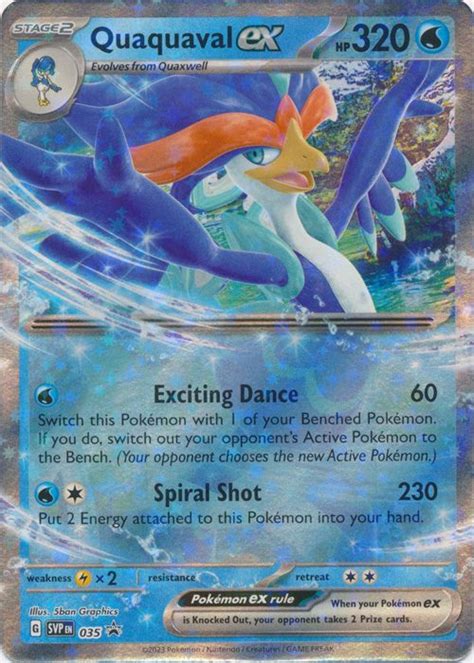 Quaquaval Ex Svp035 Pokemon Promokort På Pokemonsdk