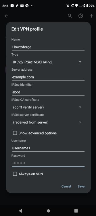 Wie Man Ikev2 Ipsec Vpn Mit Strongswan Und Lets Encrypt Auf Rocky