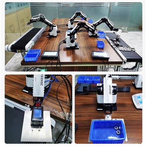 A303 Programmable Robot Arm With Camera Sorting System For University Institution Robot Arm