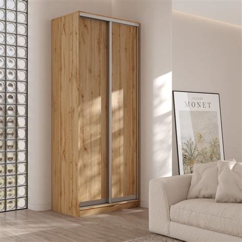 ᐉ Шкаф купе Viant Ligth ДСП ДСП 1000х600x2400 мм Дуб Тахо • Купить в Киеве Украине • Лучшая