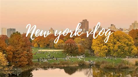 Vlog🗽뉴욕의 가을🍂센트럴파크 단풍구경 L 한끼 150만원짜리 미슐랭 디너 L 퇴사 후 근황 L 펌킨 스파이스라떼 L 친구가 해준 생일파티 Youtube