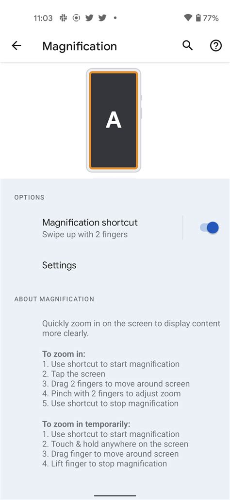 Android Makes The Magnification Feature More Useful To Google