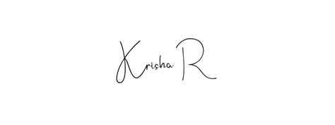 82 Krisha R Name Signature Style Ideas Good Name Signature
