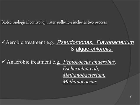 Water Pollution And Its Control Through Biotechnology Pptx