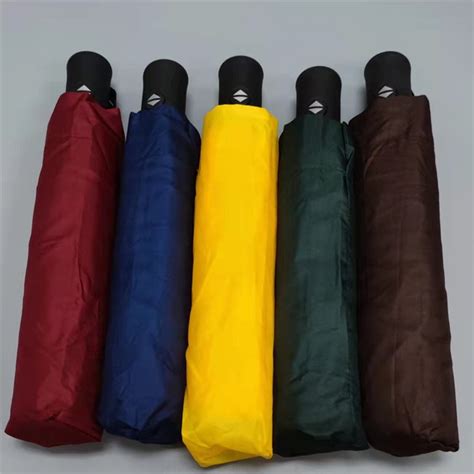 9004classic Style 3 Fold Payong Automatic Sunnyandrain Dual Purpose