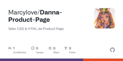 Github Marcylovedanna Product Page Taller Css And Html De Product Page