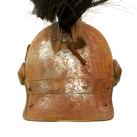 Original French Wwi Model 1870 Enlisted Troopers Cuirassier Helmet Wi