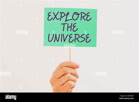 conceptual caption explore the universe business overview space and