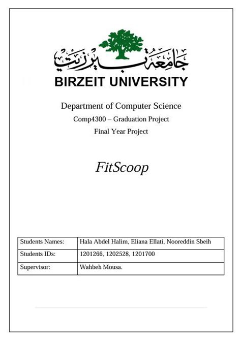 Hala Abdel Halim On Linkedin Graduationproject Fitscoop Fitnessapp