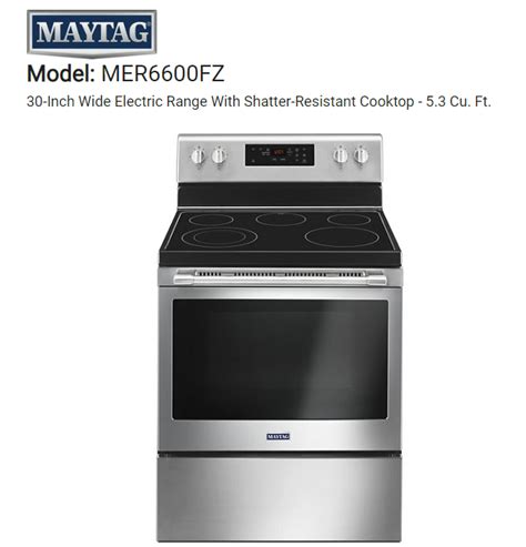 Maytag 30 Electric Range