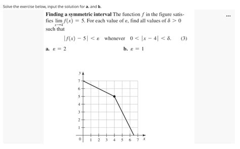Solved Solve The Exercise Below Input The Solution For A Chegg Com
