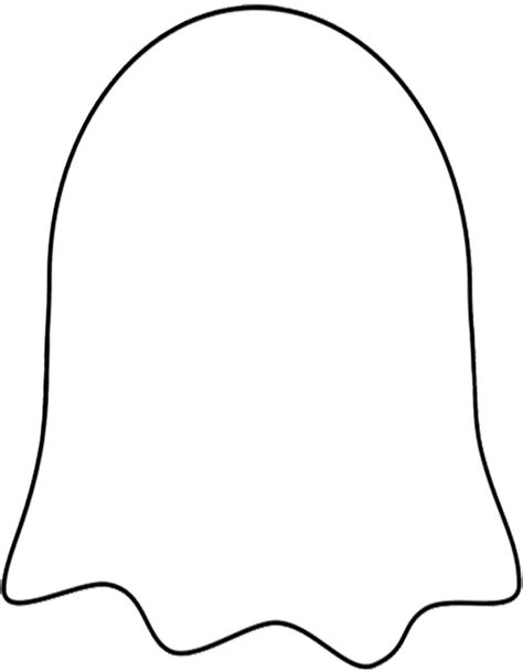 Free Printable Ghost Outline Printable Ghost