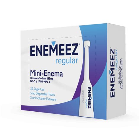 Enemeez® Regular 283mg Docusate Sodium Mini Enema 30 Count Enemeez