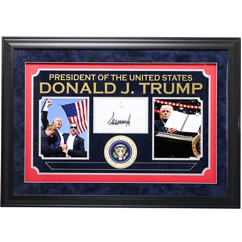 Donald Trump Signed Memorabilia Gold And Silver Pawn Shop