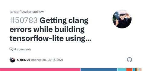 Getting Clang Errors While Building Tensorflow Lite Using Bazel On Windows Machine · Issue