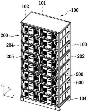 一种电池架及电池簇的制作方法