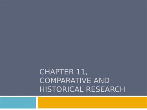 Ppt Chapter 11 Comparative And Historical Research Chapter Outline Content Analysis