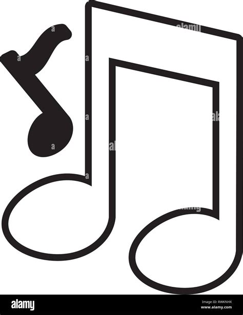 Musical Note Melody Stock Vector Image Art Alamy