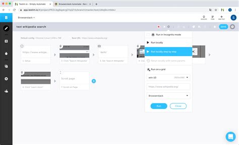 Run Testim Tests On Automate Browserstack Docs