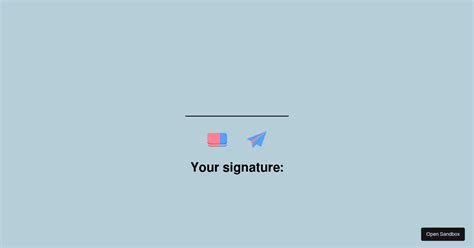 React Canvas For Signature Michal Codesandbox
