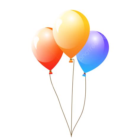 현대적인 사실적인 풍선 디자인 풍선 풍선 벡터 생일 풍선 Png 일러스트 및 벡터 에 대한 무료 다운로드 Pngtree